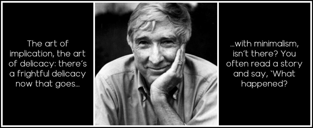 John Updike on the Novel: An Interview - Mara Marietta